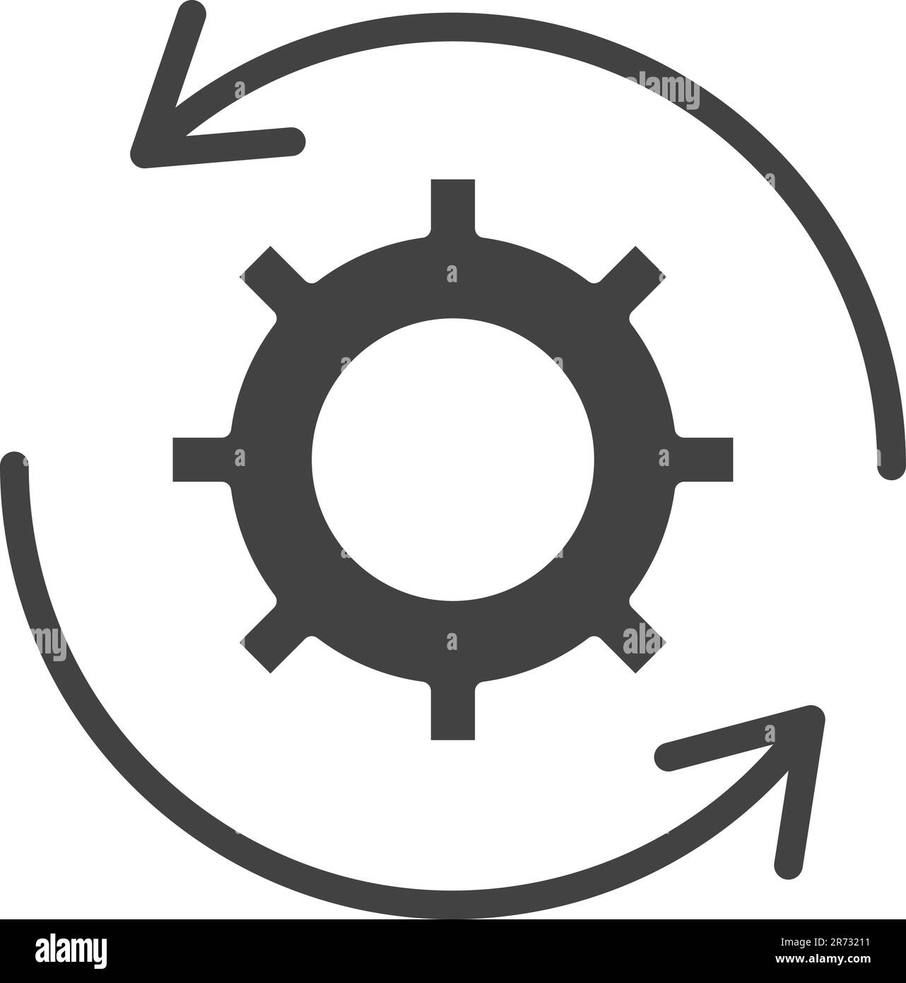 Rotate icon vector image Stock Vector Image & Art - Alamy