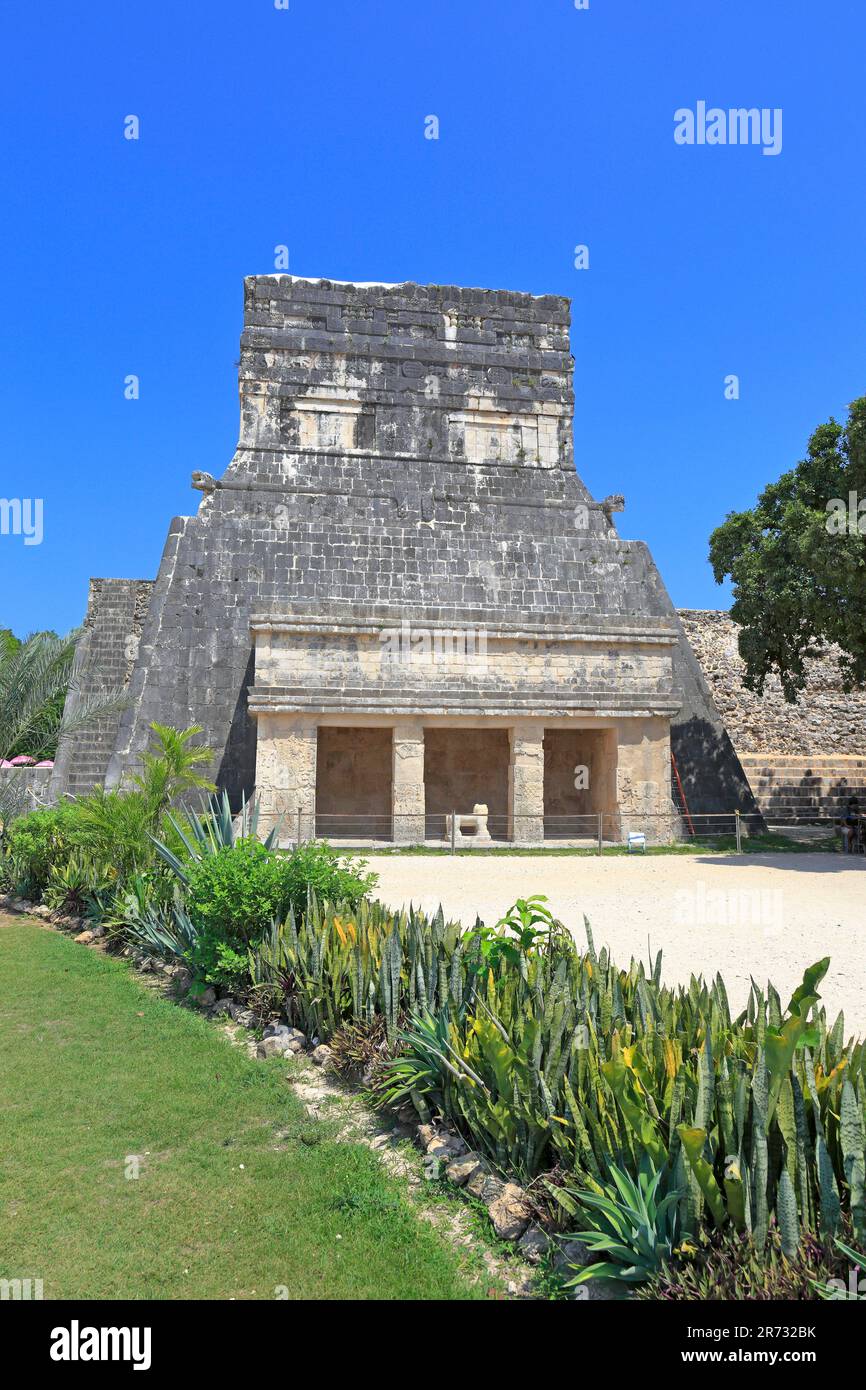 The Temple of the Jaguars and the Lower Temple of the Jaguars at ...