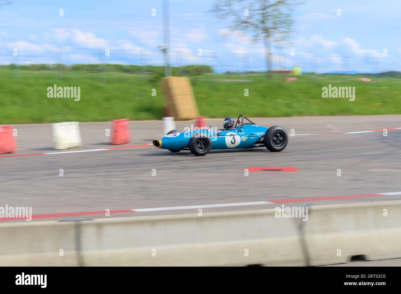 Brabham BT3 is racing at the Klassikwelt Bodensee 2023 event Stock ...