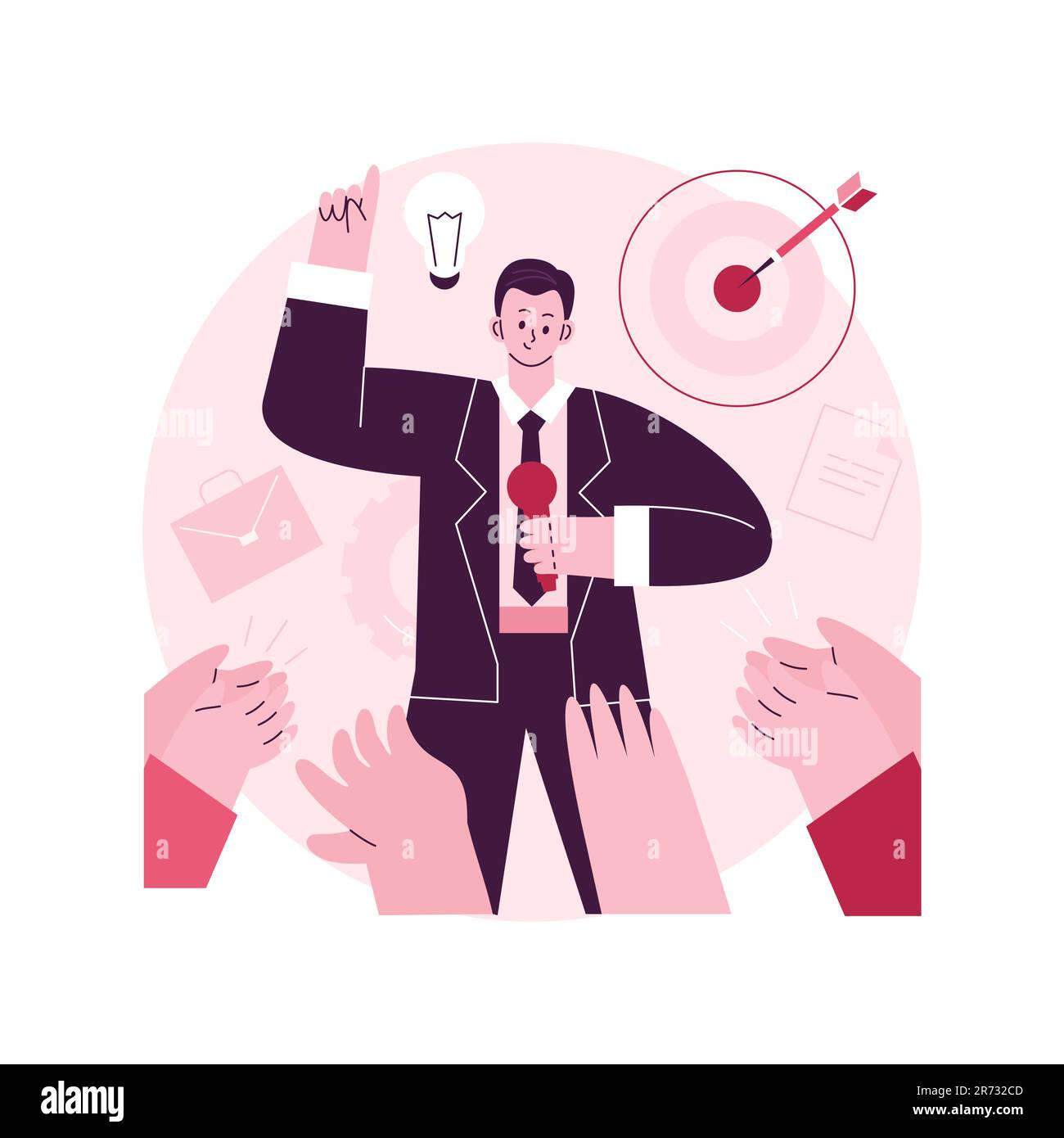 Business coaching abstract concept vector illustration. Coaching ...