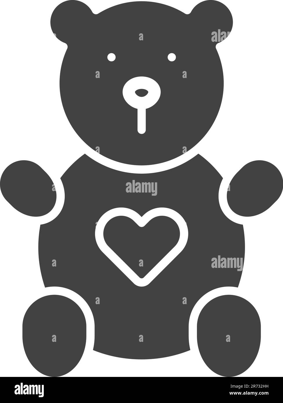 Teddy Bear Icon Vector Image Stock Vector Image And Art Alamy