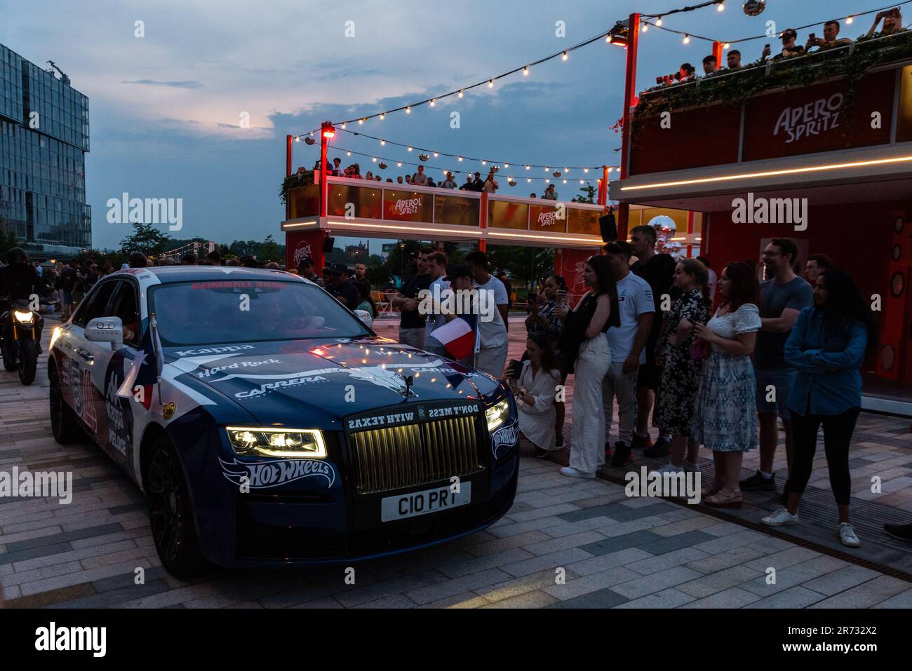 Gumball 3000 supercar rally visiting the redeveloped Battersea Power ...