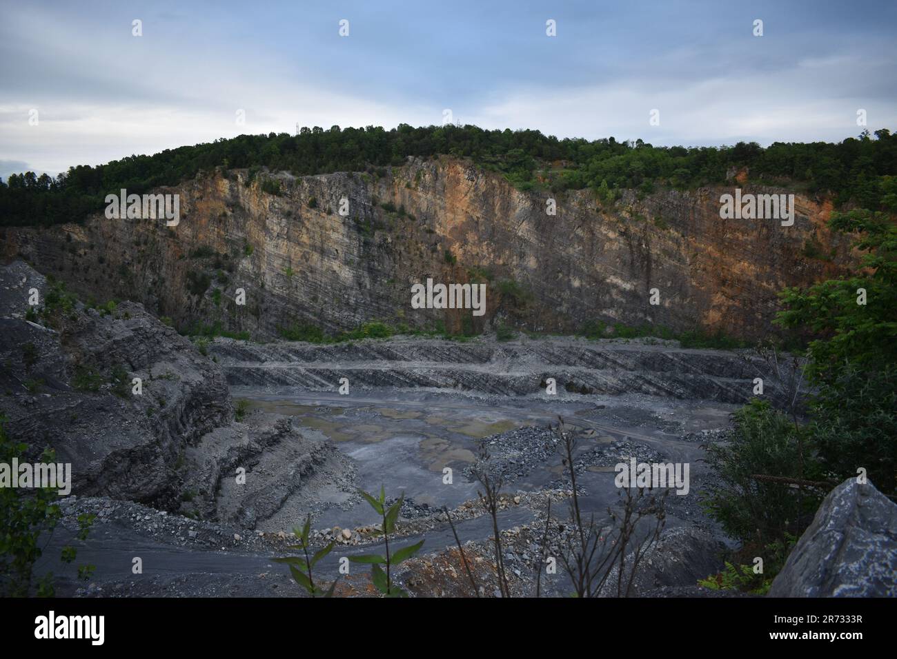 Kingsport Rock Quarry Stock Photo - Alamy