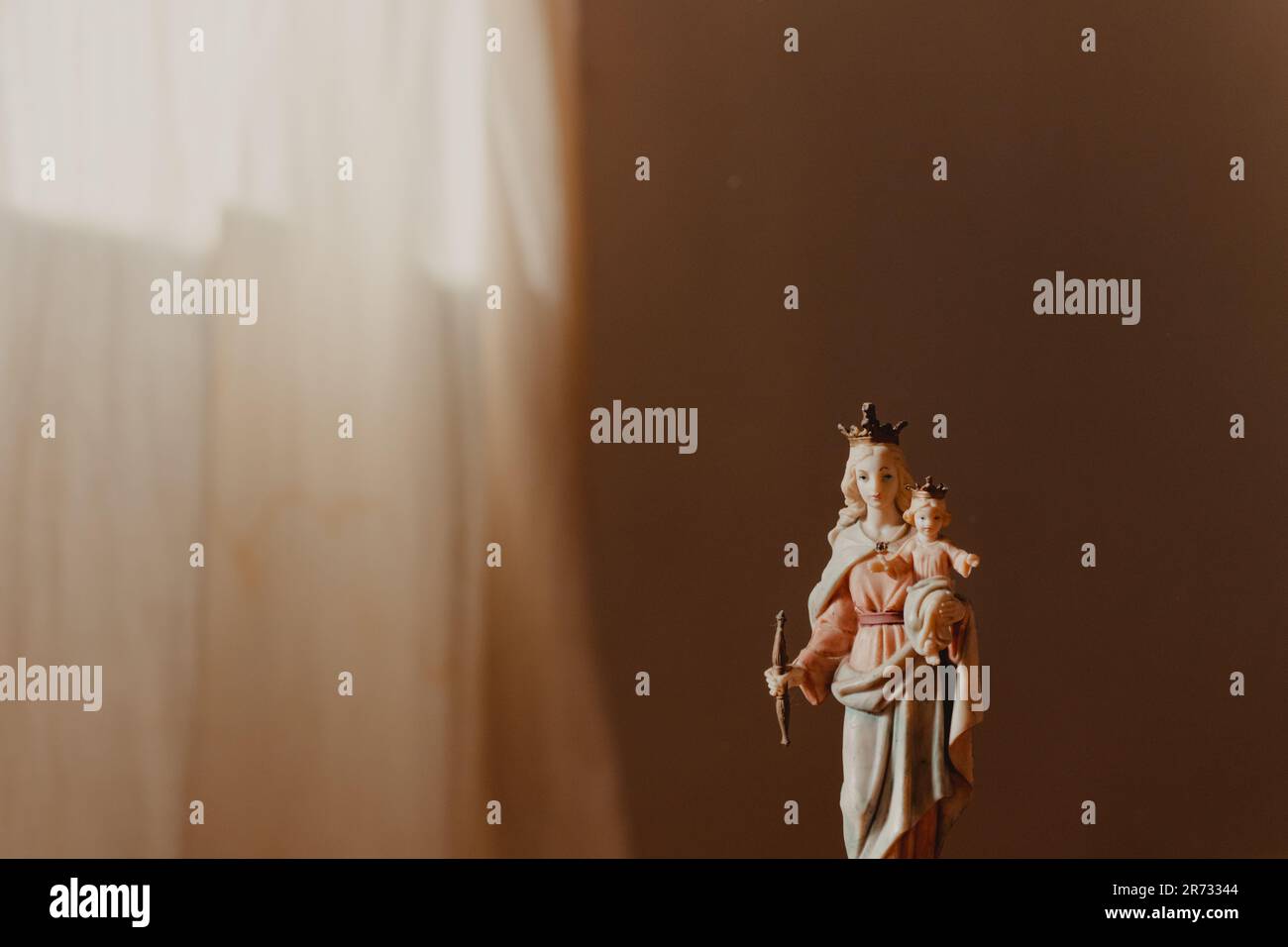 catholic lady helper Stock Photo - Alamy