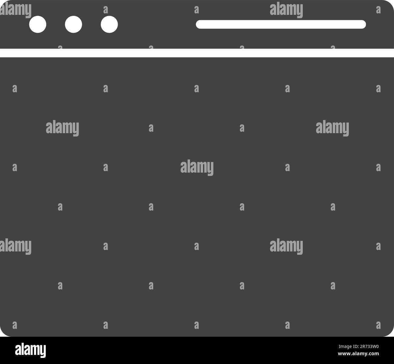 Web Browser icon vector image Stock Vector Image & Art - Alamy