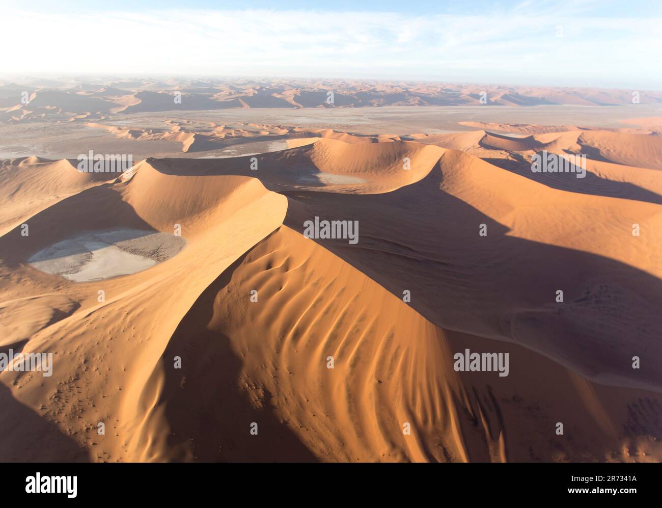 Nice colored helicopter view in Sossusvlei, Namibia Stock Photo - Alamy