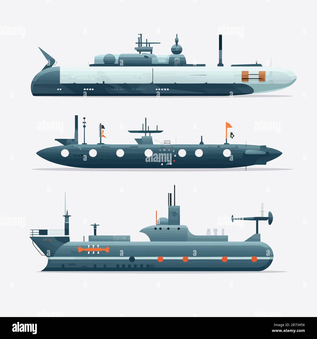 Submarine periscope black and white hi-res stock photography and images ...