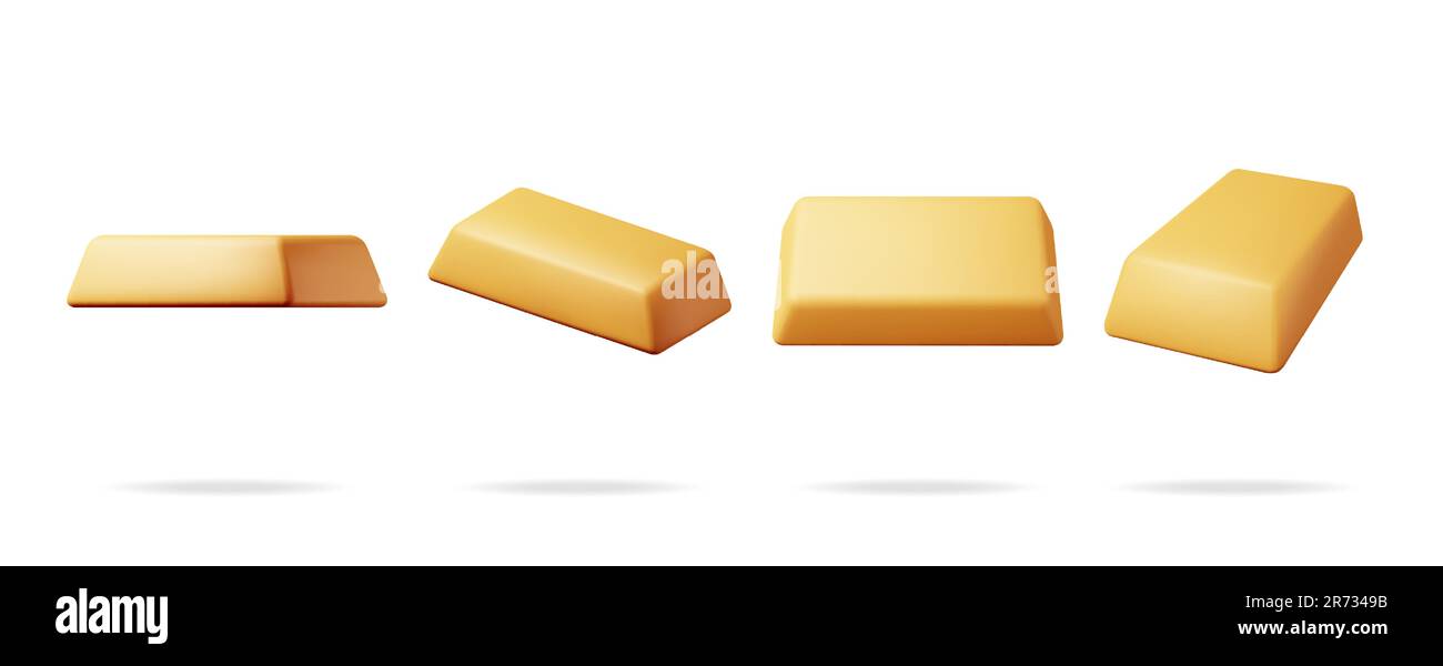 Set gold bars stack Stock Vector Images - Alamy