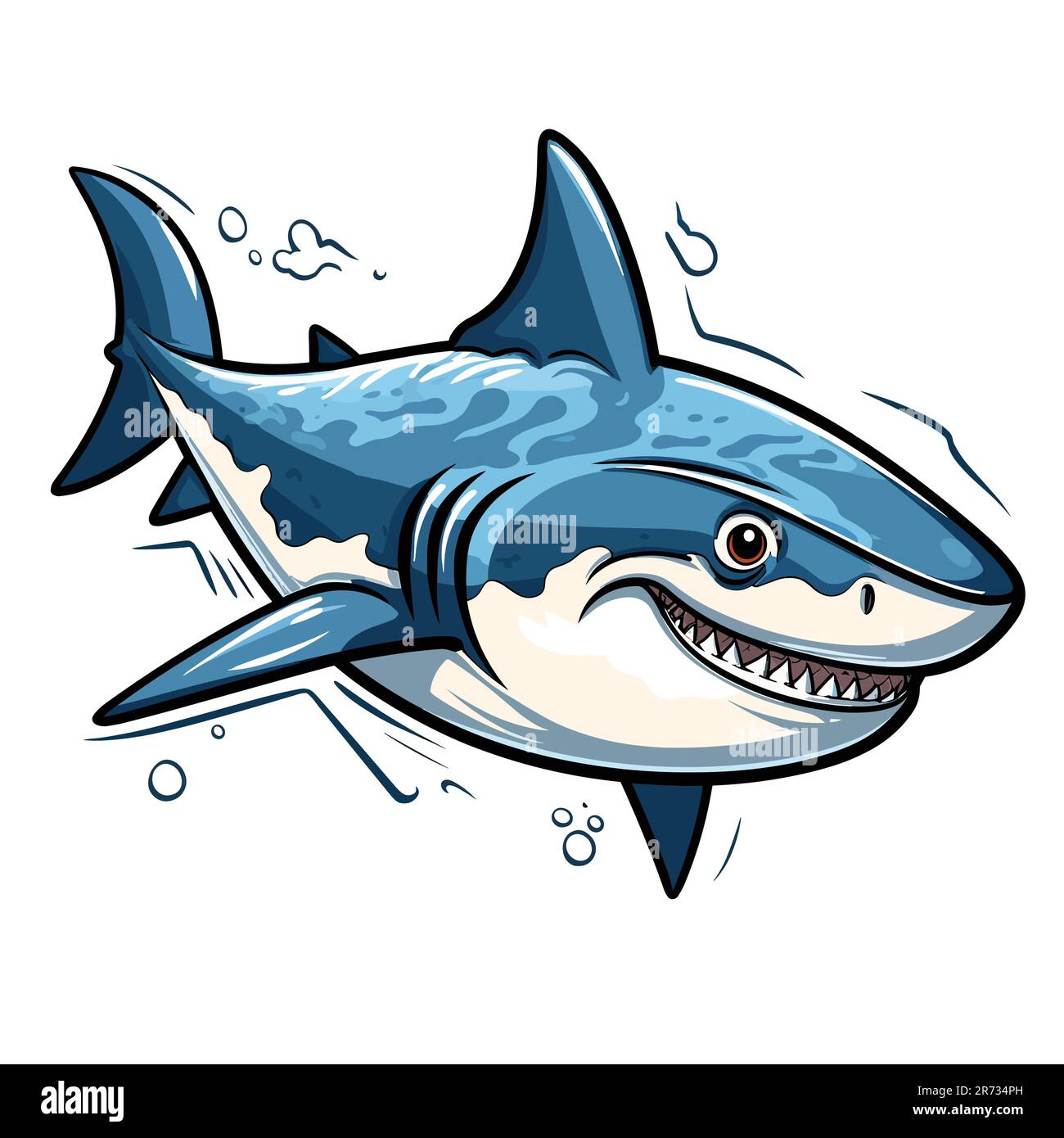 Shark Pectoral Fin Graphic