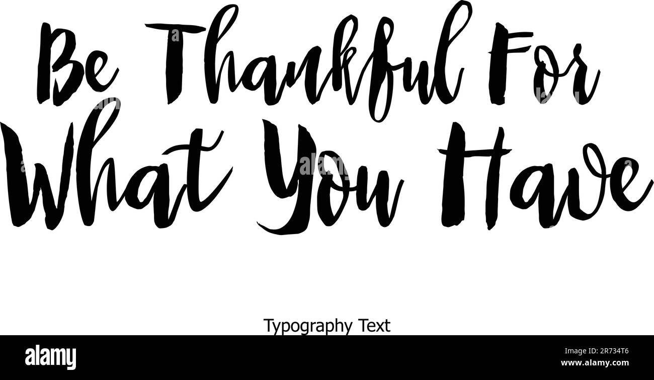 Stylish Bold Typography Text Lettering Quote Vector Design Stock Vector ...