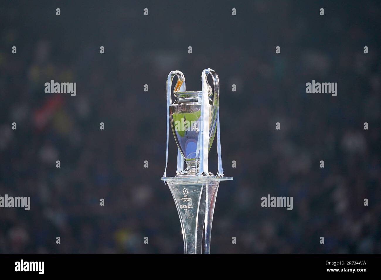 Istanbul, Turkey. 10th June, 2023. UCL trophy during the UEFA Champions ...