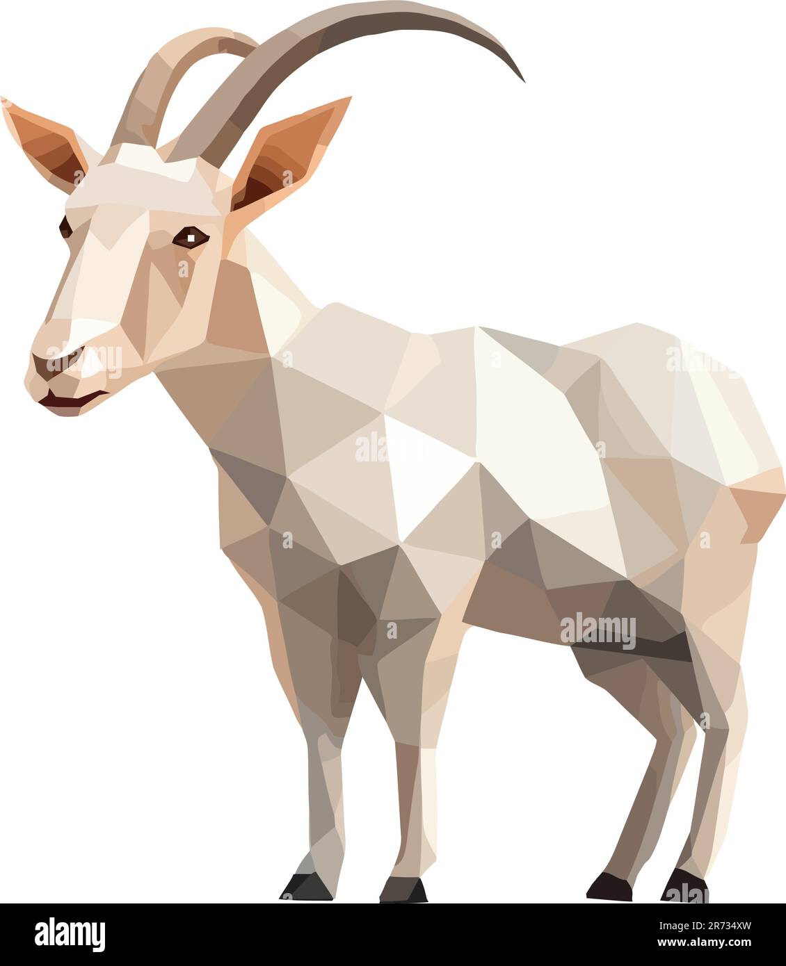 Two cattle standing Stock Vector Images - Alamy