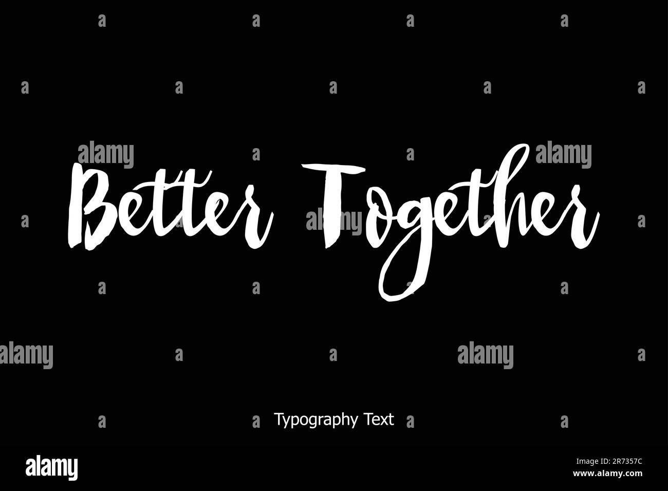 Stylish Bold Typography Text Lettering Quote Vector Design Stock Vector ...