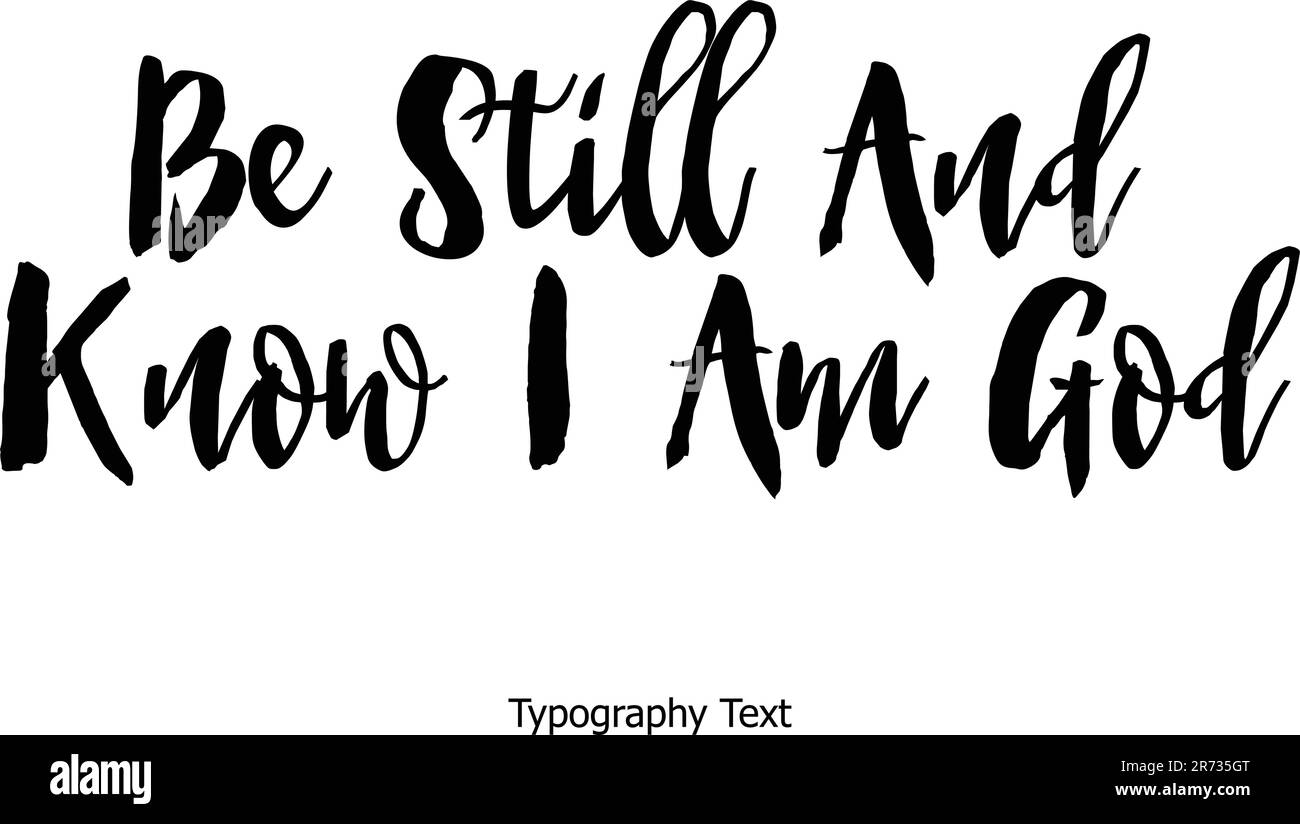 Stylish Bold Typography Text Lettering Quote Vector Design Stock Vector ...