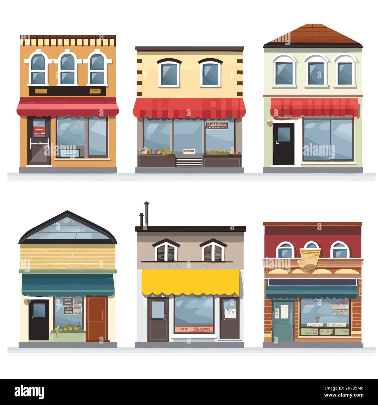 Retail storefront concept Stock Vector Images - Alamy