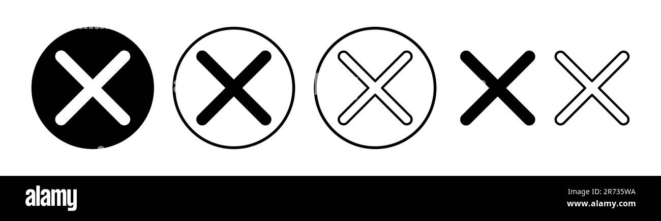 Delete Icon Black And White