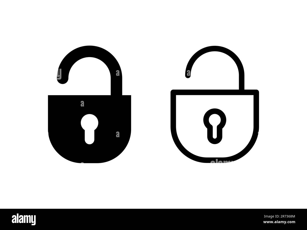 Lock icon set. Padlock icon vector. Encryption icon. Security symbol ...