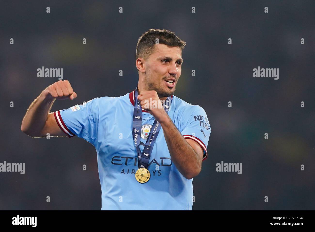 Istanbul, Turkey. 10th June, 2023. Rodri (16 Manchester City ...