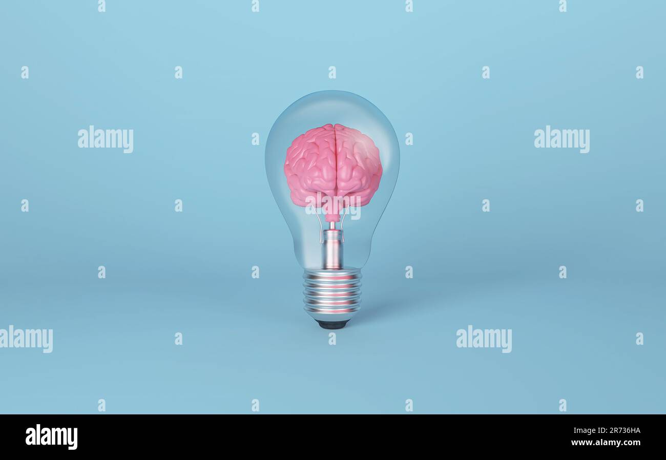 Brain anatomy electricity hi-res stock photography and images - Alamy
