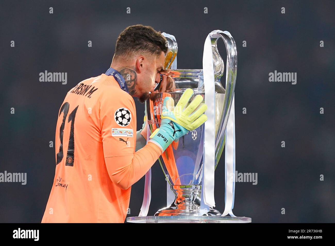 Istanbul, Turkey. 10th June, 2023. Ederson (31 Manchester City ...