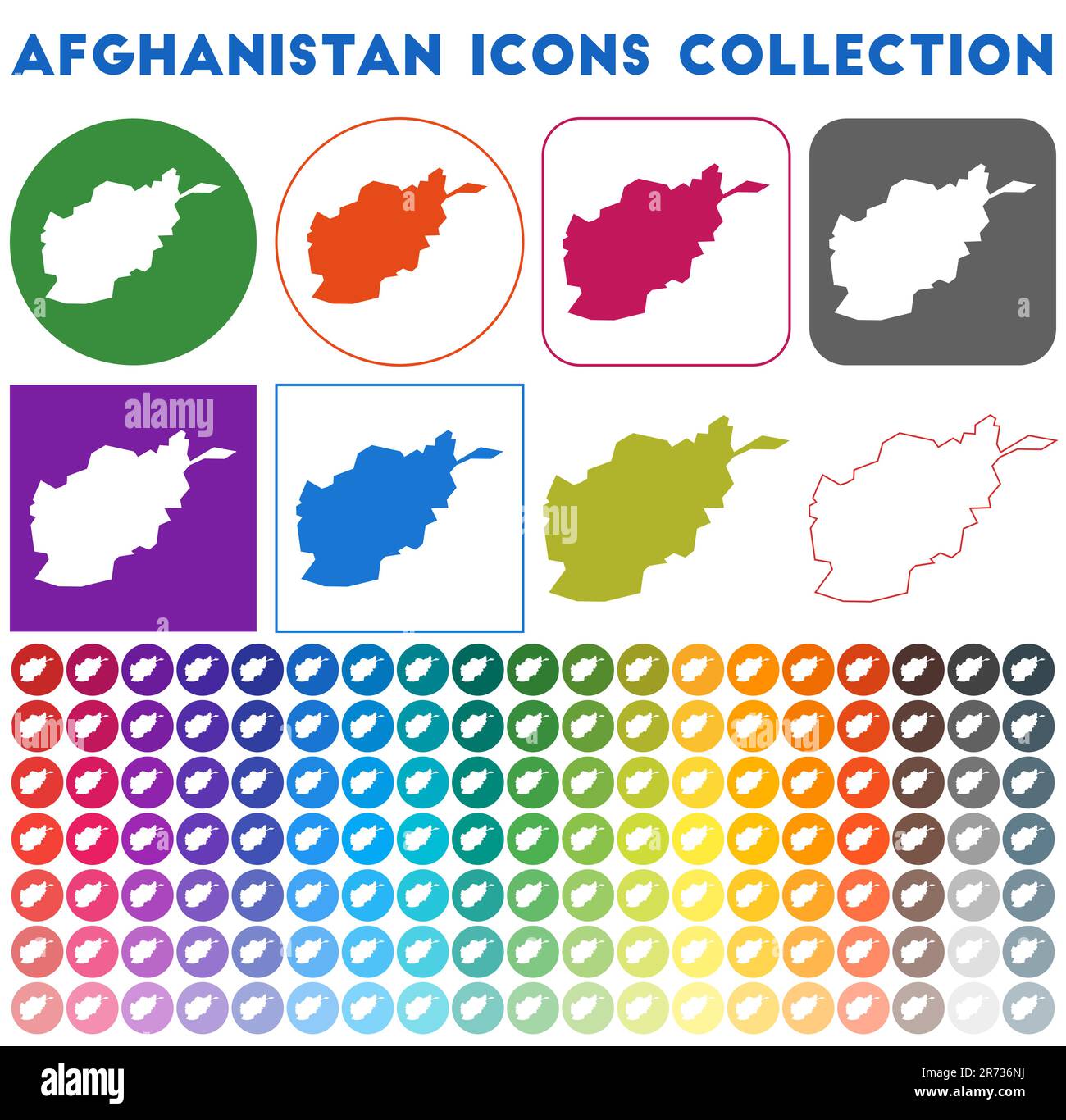 Afghanistan country flag map shape hi-res stock photography and images ...
