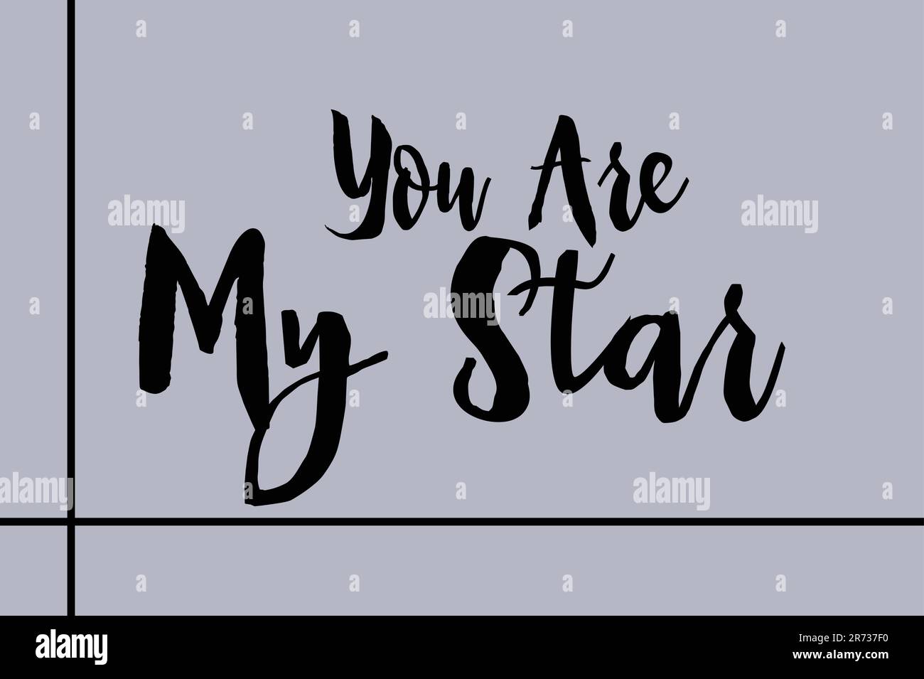 Stylish Bold Typography Text Lettering Quote Vector Design Stock Vector ...