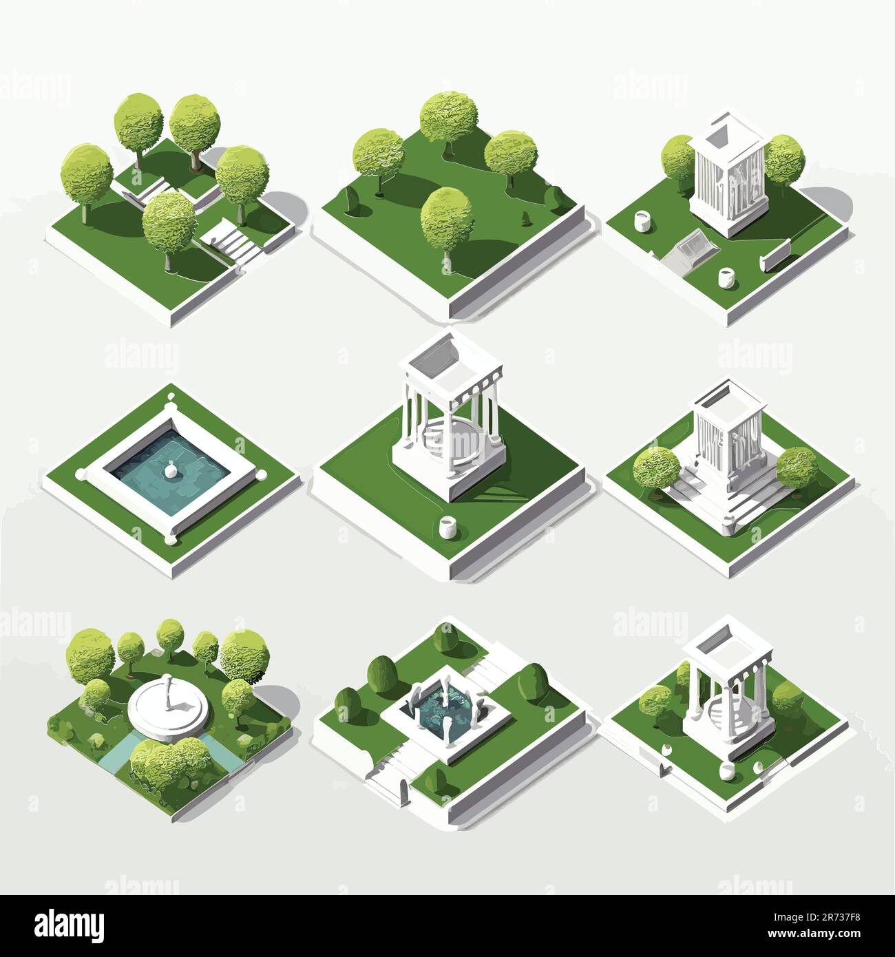 Parks urban Stock Vector Images - Alamy