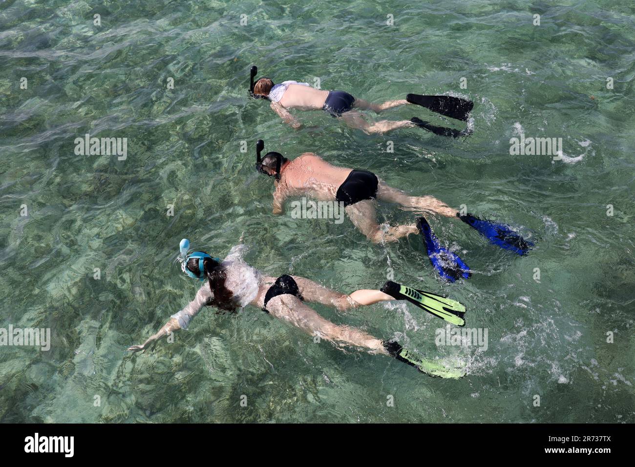Aerial beach sea swimming hi-res stock photography and images - Alamy