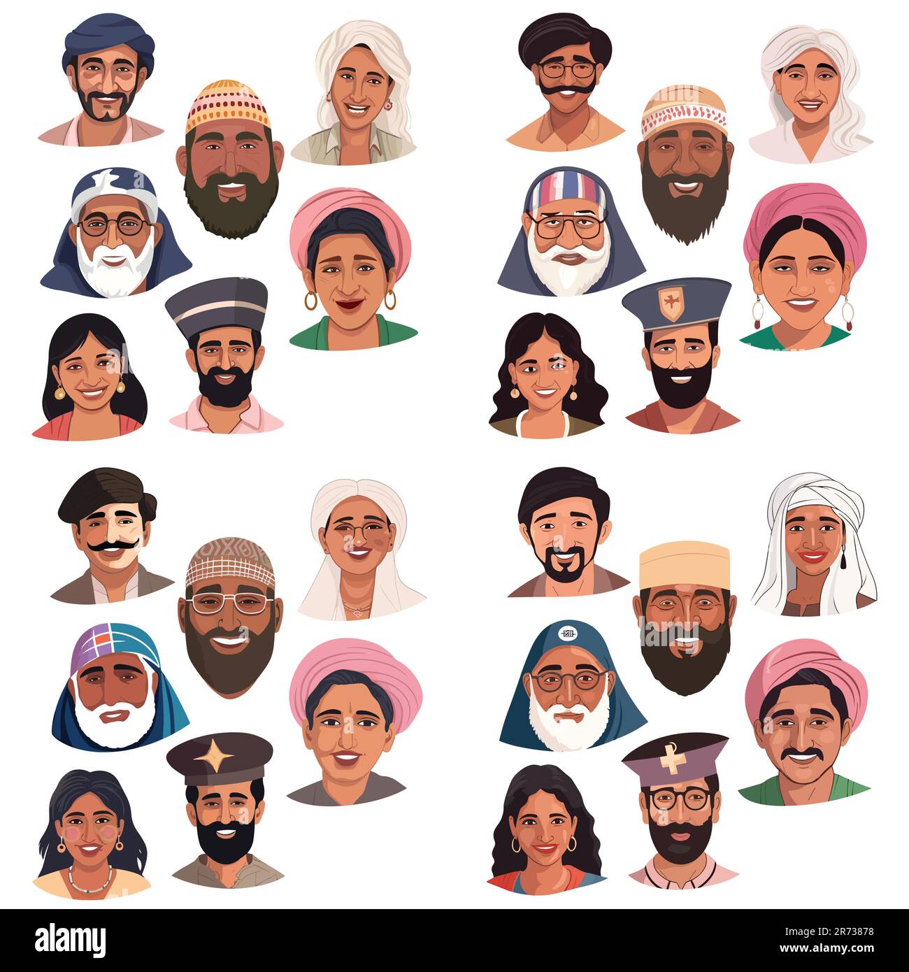 Middle eastern female Stock Vector Images - Alamy