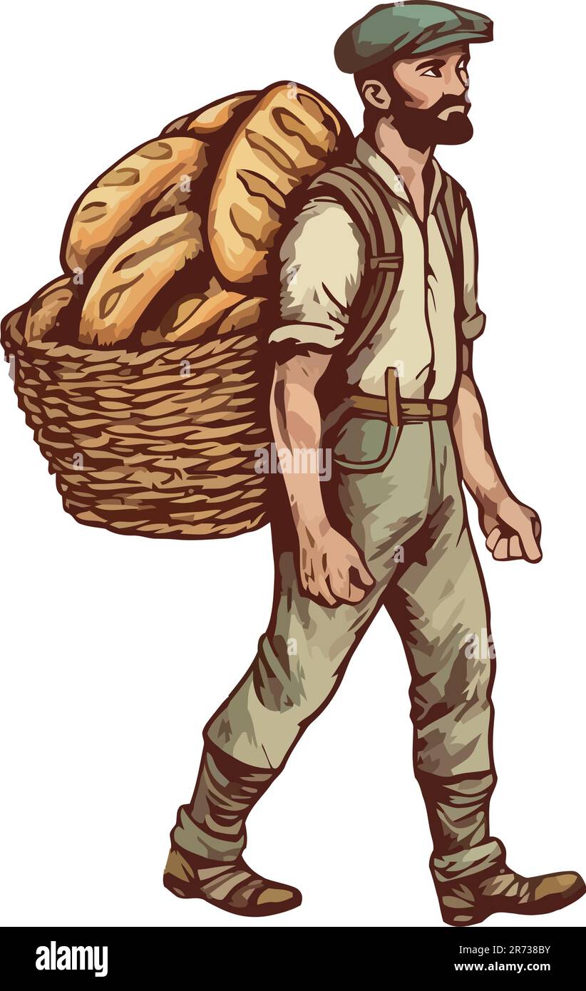 Hypermarket bread Stock Vector Images - Alamy