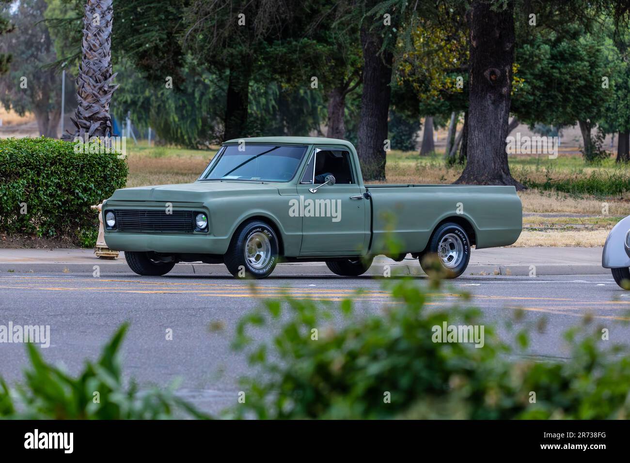 A 1967 1968 Chevy truck at the North Modesto Kiwanis American Graffiti ...