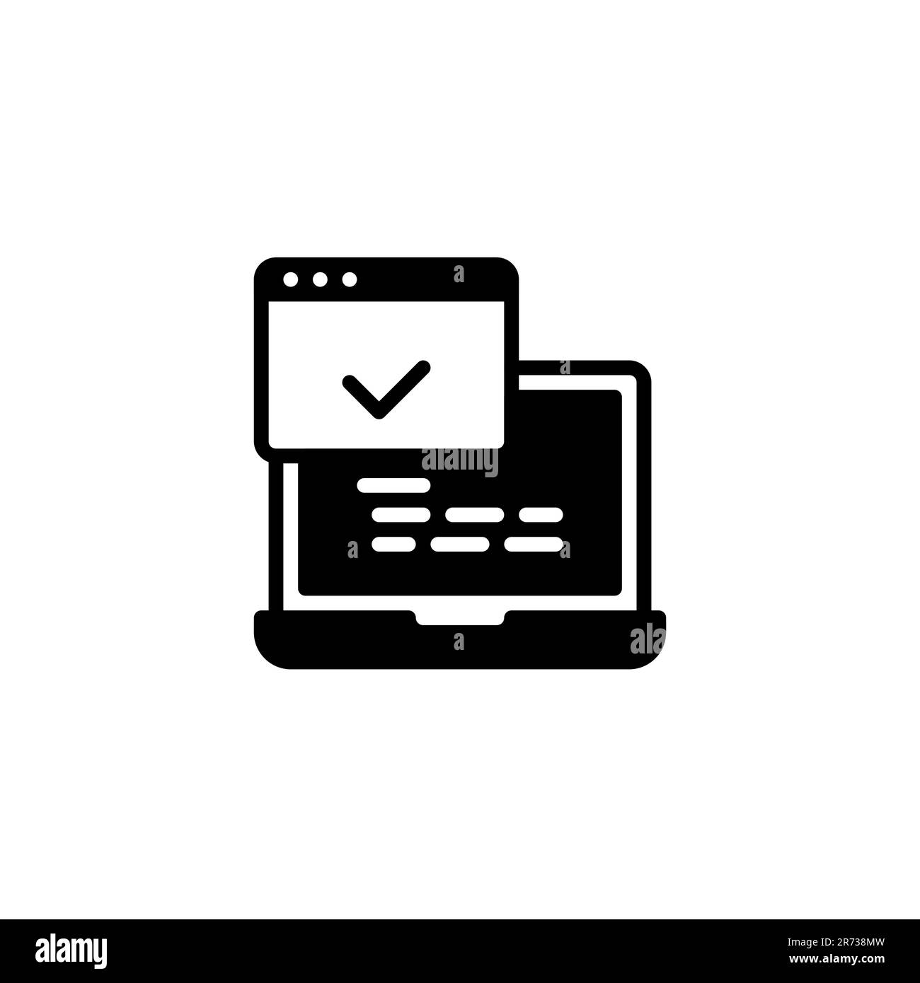 Coding Frontend Laptop Frontend Development Solutions For Your Laptop Stock Vector Image And Art