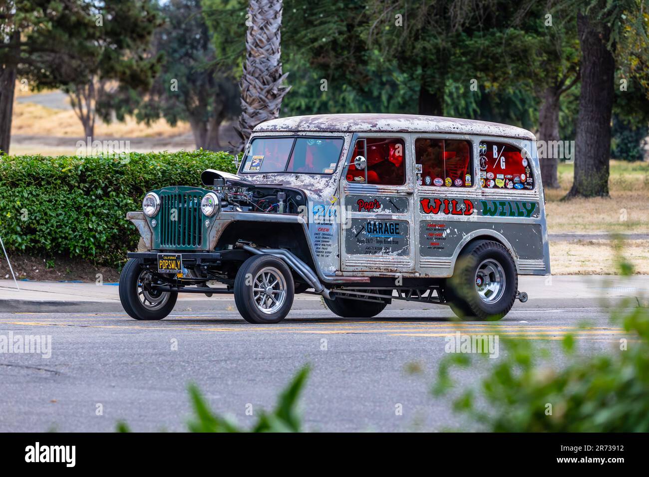 A Willys Overland at the North Modesto Kiwanis American Graffiti Car ...