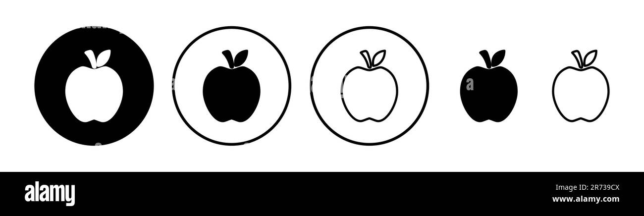 Apple icon vector. apple symbol Stock Vector Image & Art - Alamy
