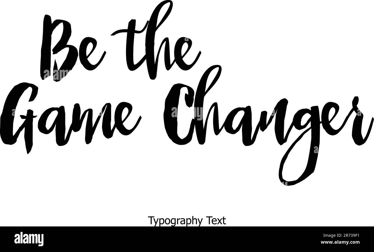 Stylish Bold Typography Text Lettering Quote Vector Design Stock Vector ...