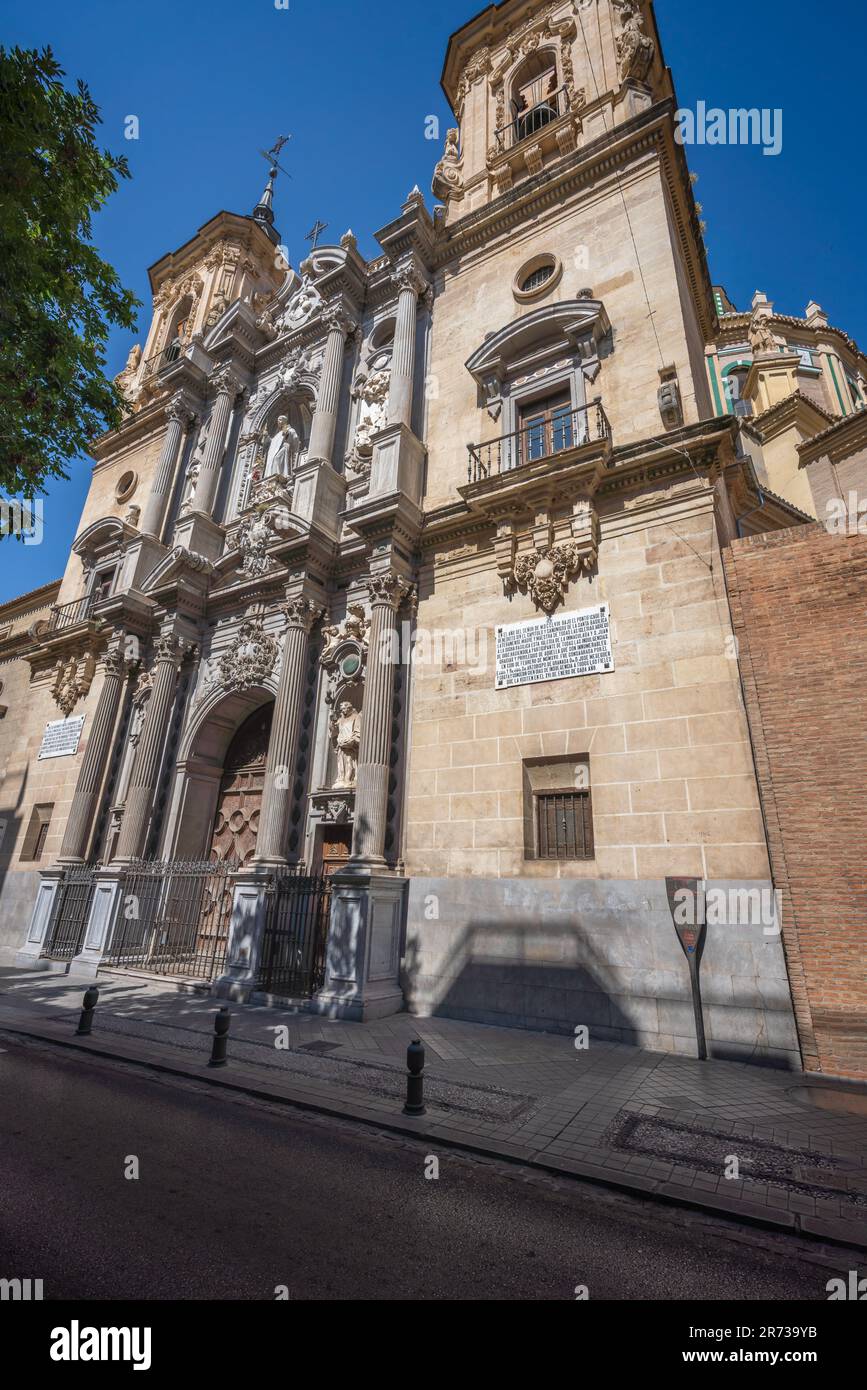 Basilica of San Juan de Dios - Granada, Andalusia, Spain Stock Photo ...