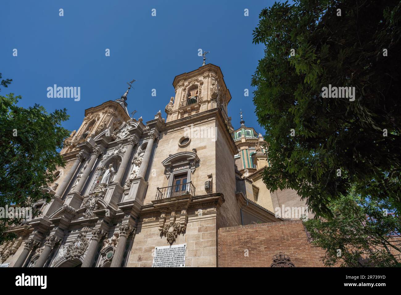 Basilica of San Juan de Dios - Granada, Andalusia, Spain Stock Photo ...