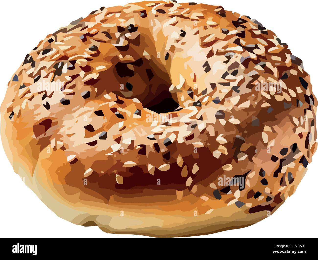 Baked donut, sugar sprinkle, sweet sprinkle Stock Vector Image & Art ...