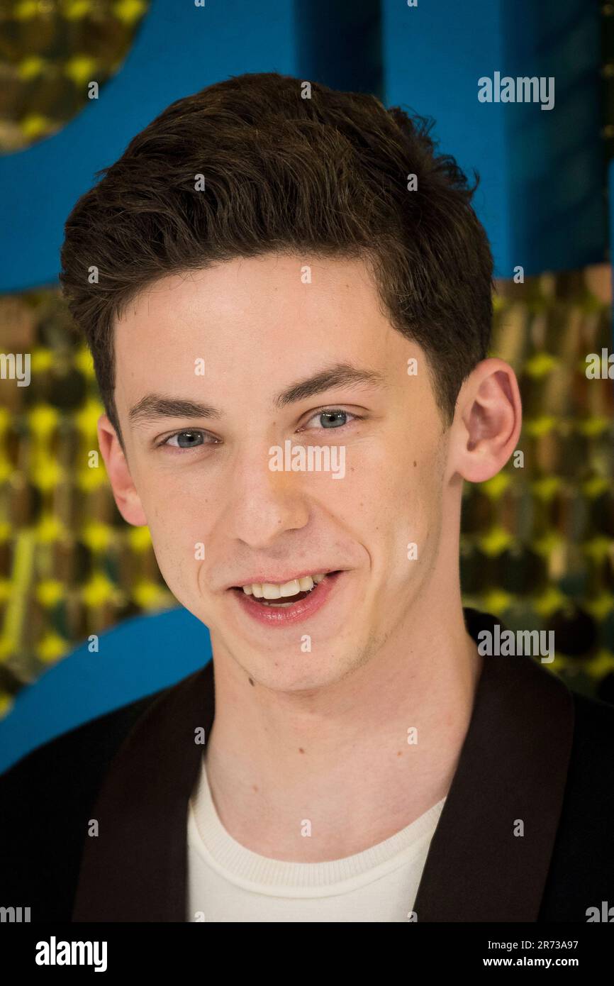 Andrew Barth Feldman poses for photographers upon arrival at the ...
