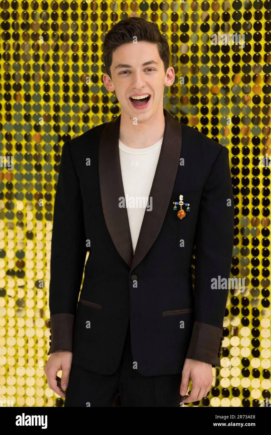 Andrew Barth Feldman poses for photographers upon arrival at the ...