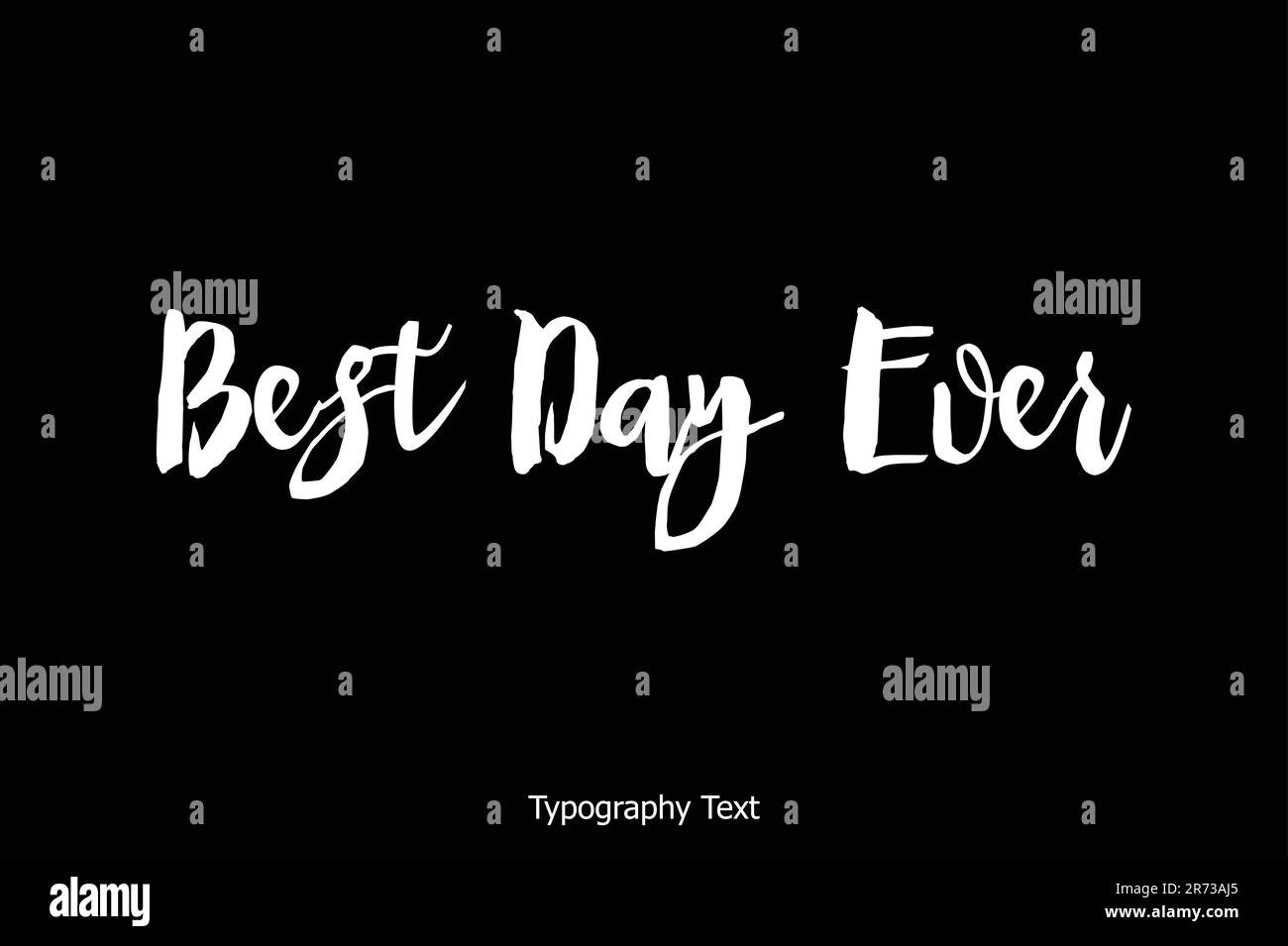 Stylish Bold Typography Text Lettering Quote Vector Design Stock Vector ...