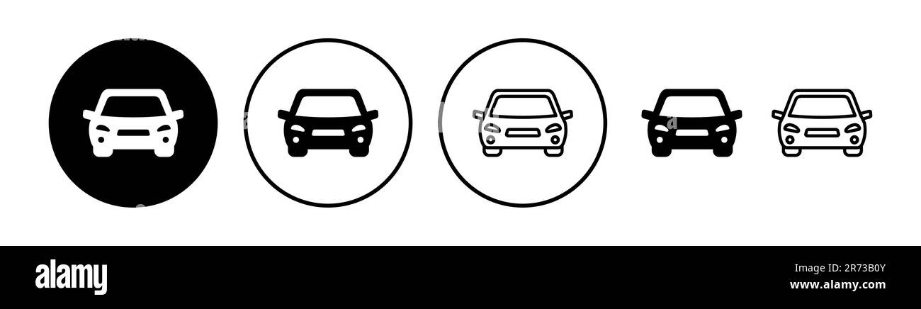 Car icon vector. Car sign. sedan Stock Vector Image & Art - Alamy