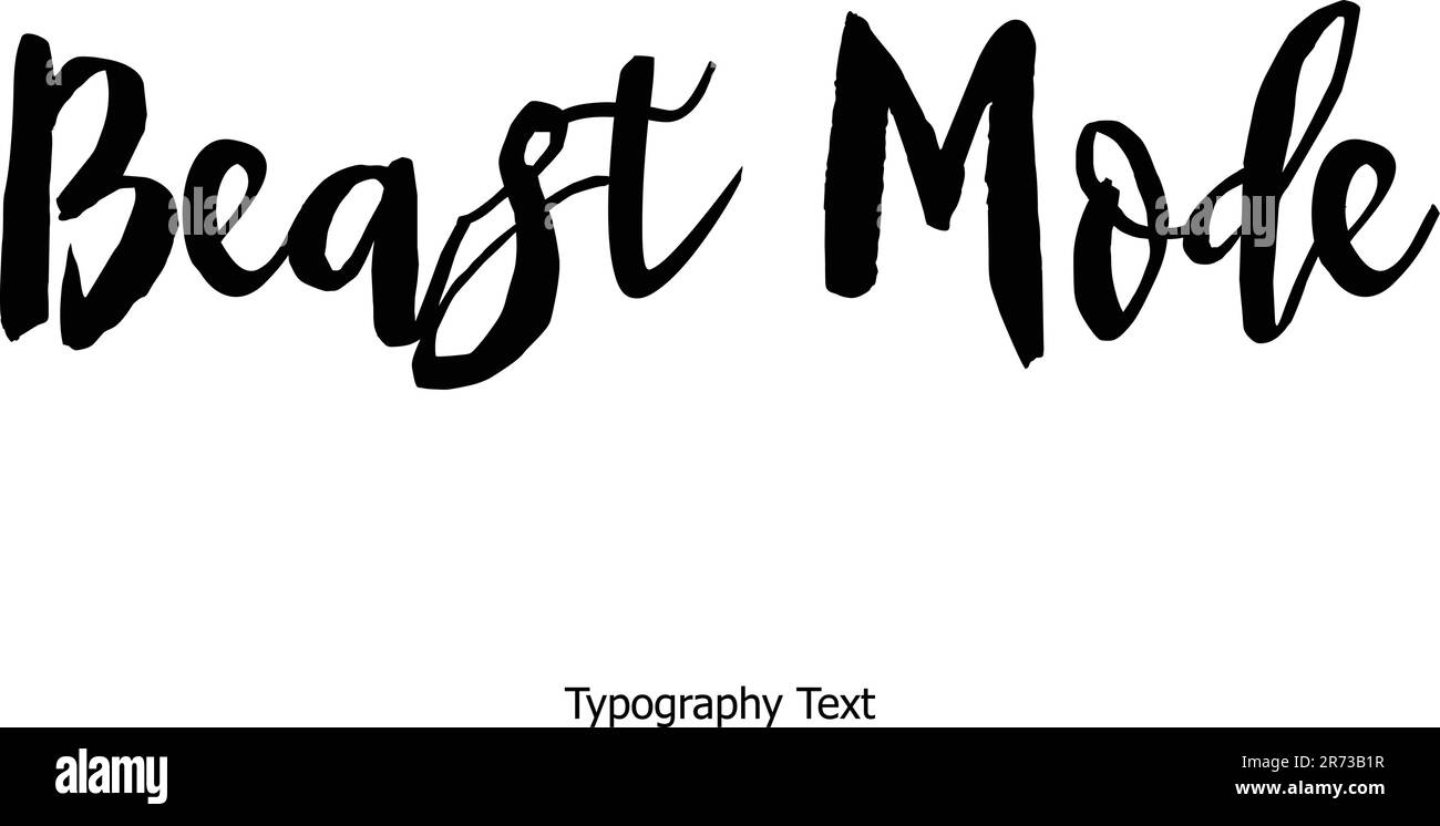 Stylish Bold Typography Text Lettering Quote Vector Design Stock Vector ...