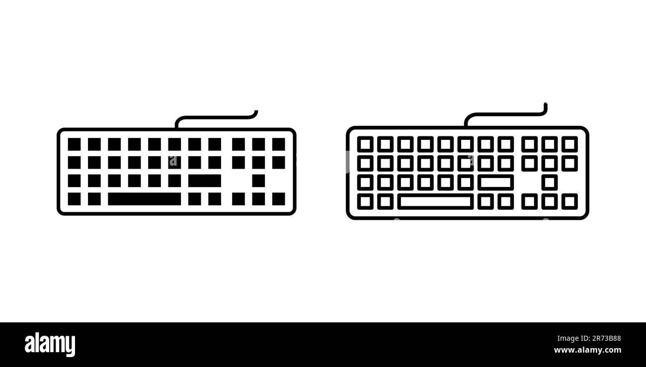 Keyboard icon set. keyboard vector symbol Stock Vector Image & Art - Alamy