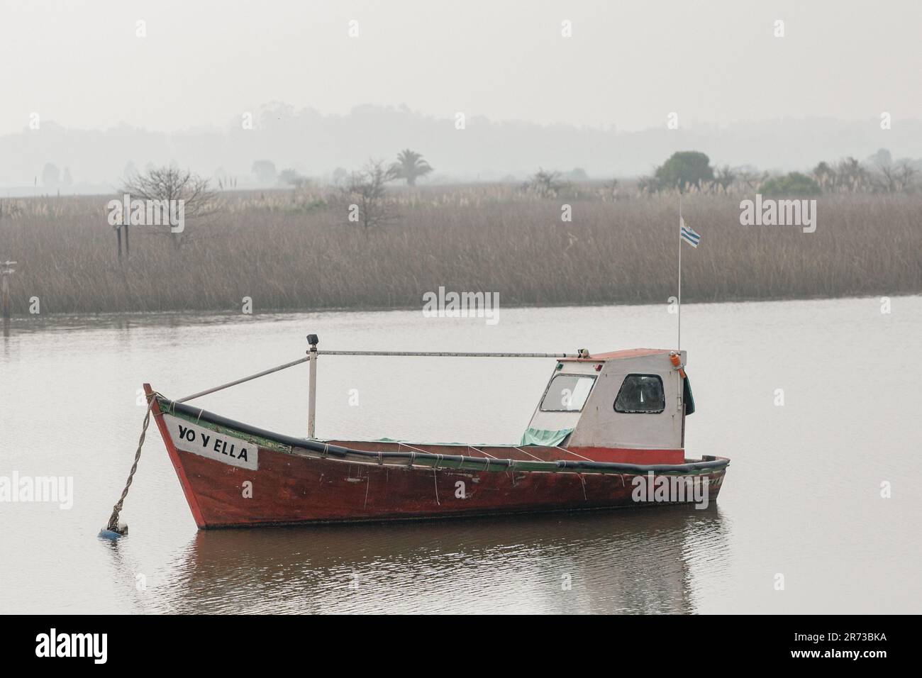 Montevideo, Uruguay : 2023 04 27 : Fishing boats on a Cloudy day in La ...