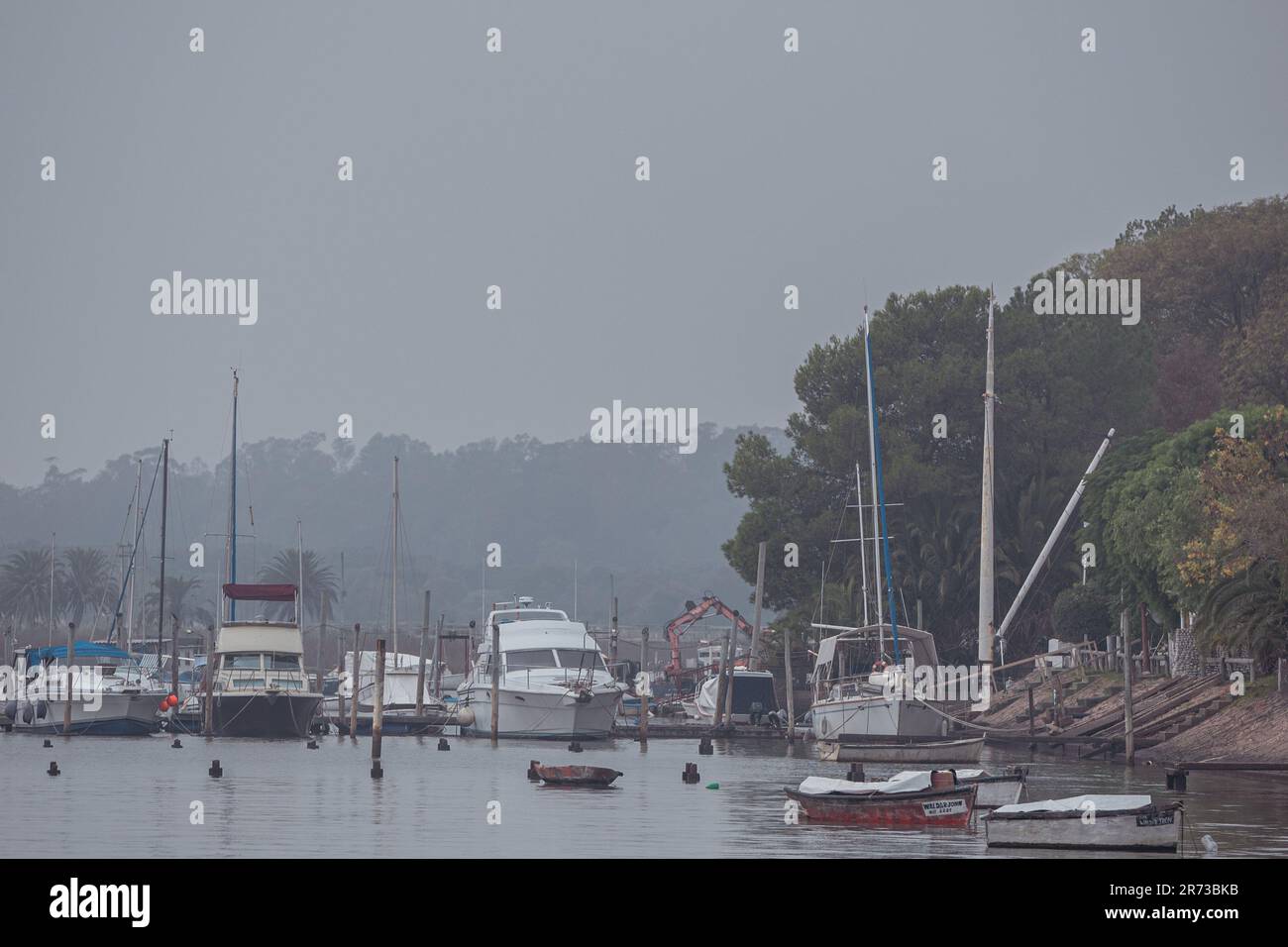 Montevideo, Uruguay : 2023 04 27 : Cloudy Day in La Barra del Rio Santa ...