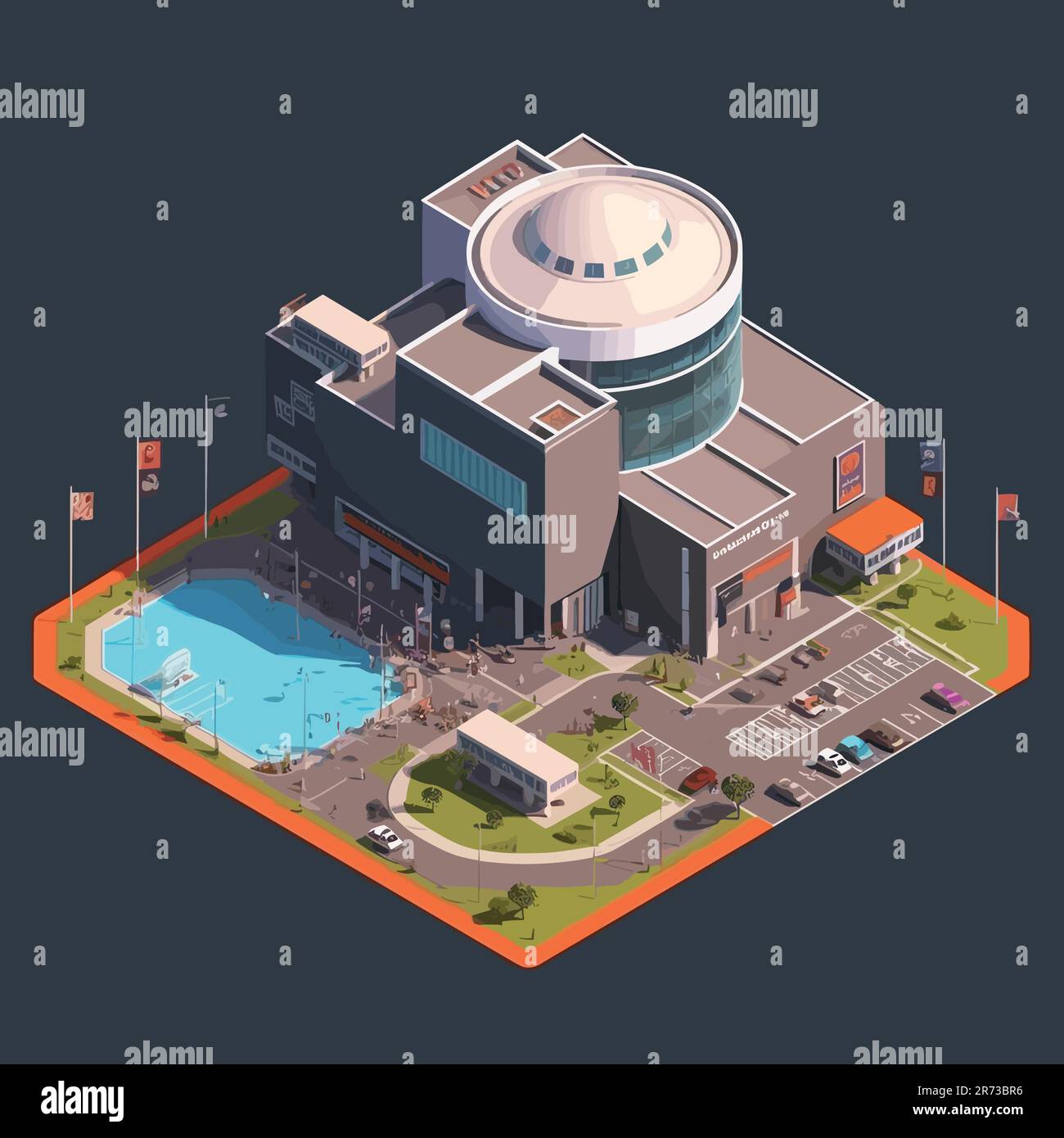 Desk exhibition Stock Vector Images - Alamy