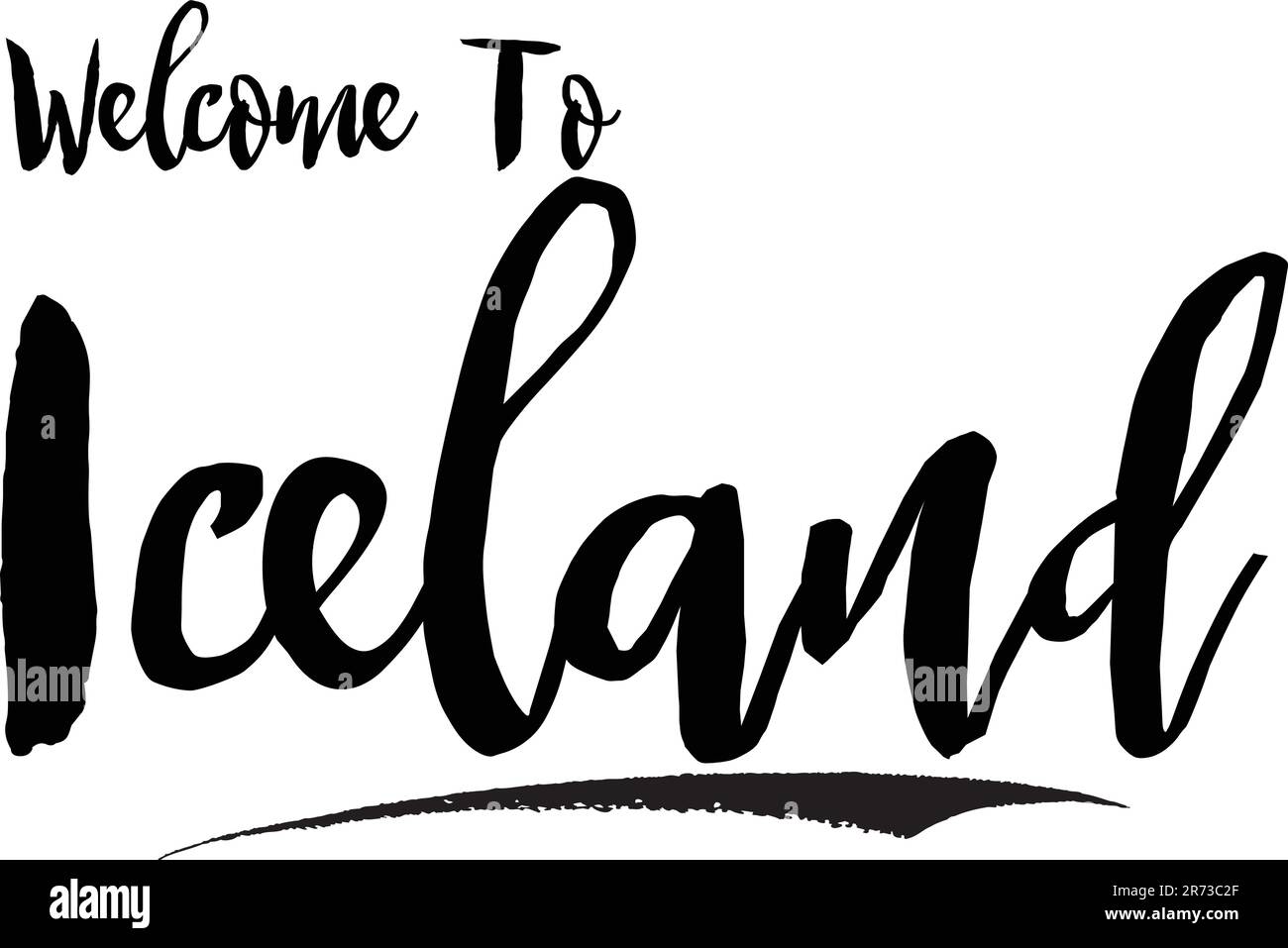 Country Name In Elegant Bold Typography Text Lettering Vector Art ...