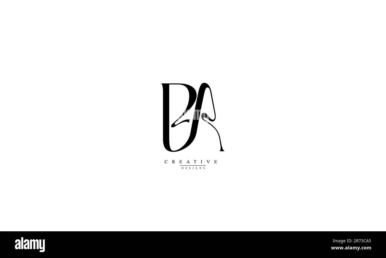 Ba initial logo hi-res stock photography and images - Alamy