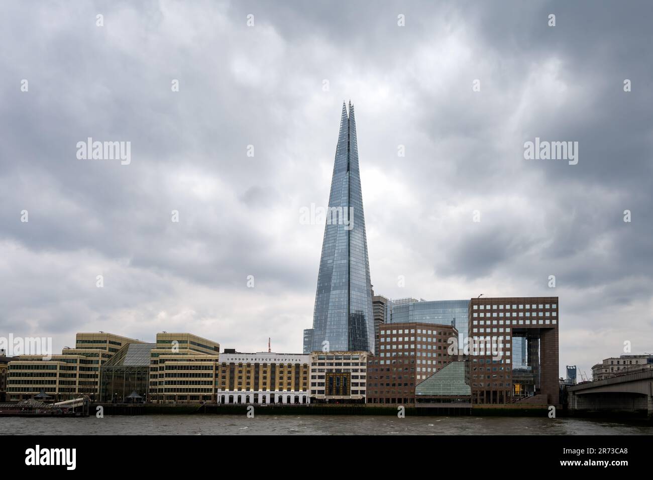 LONDON, ENGLAND - APRIL 18th, 2023 View of The Shard and number 1 ...